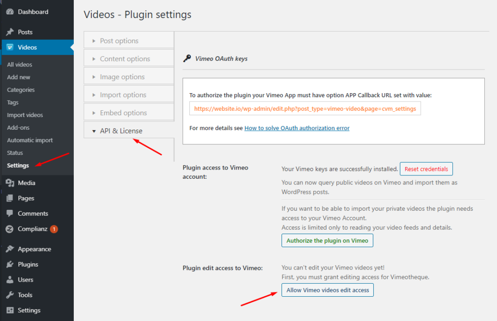 Vimeotheque PRO add-on to push post changes to Vimeo video - Vimeo ...